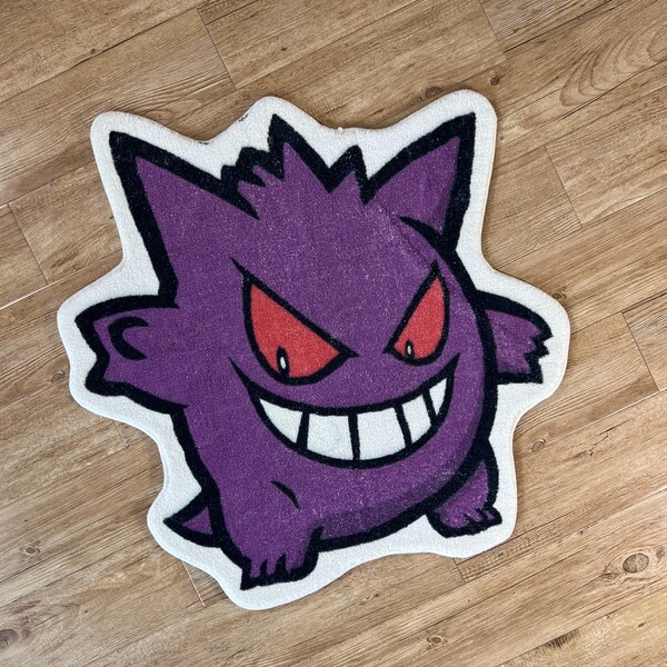 Gengar Rug - Etsy
