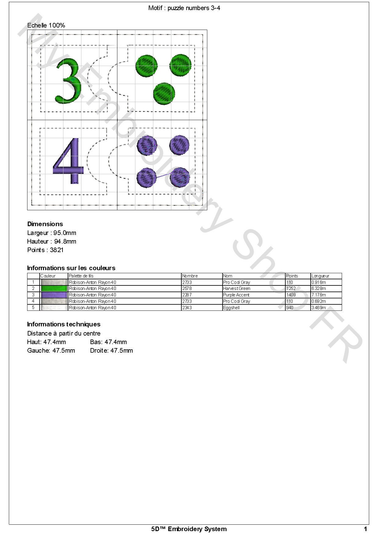 ITH Embroidery Kids in the Hoop 4x4, 8x10 Counting to 10 Felt Number ...