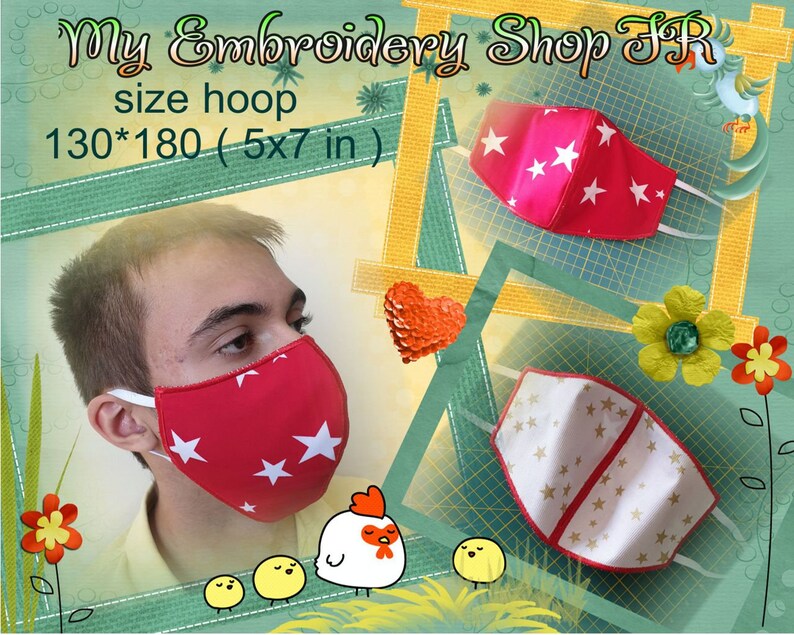 Lot 3 Models ITH Cotton Double Face Mask for Protection for Adults and ...