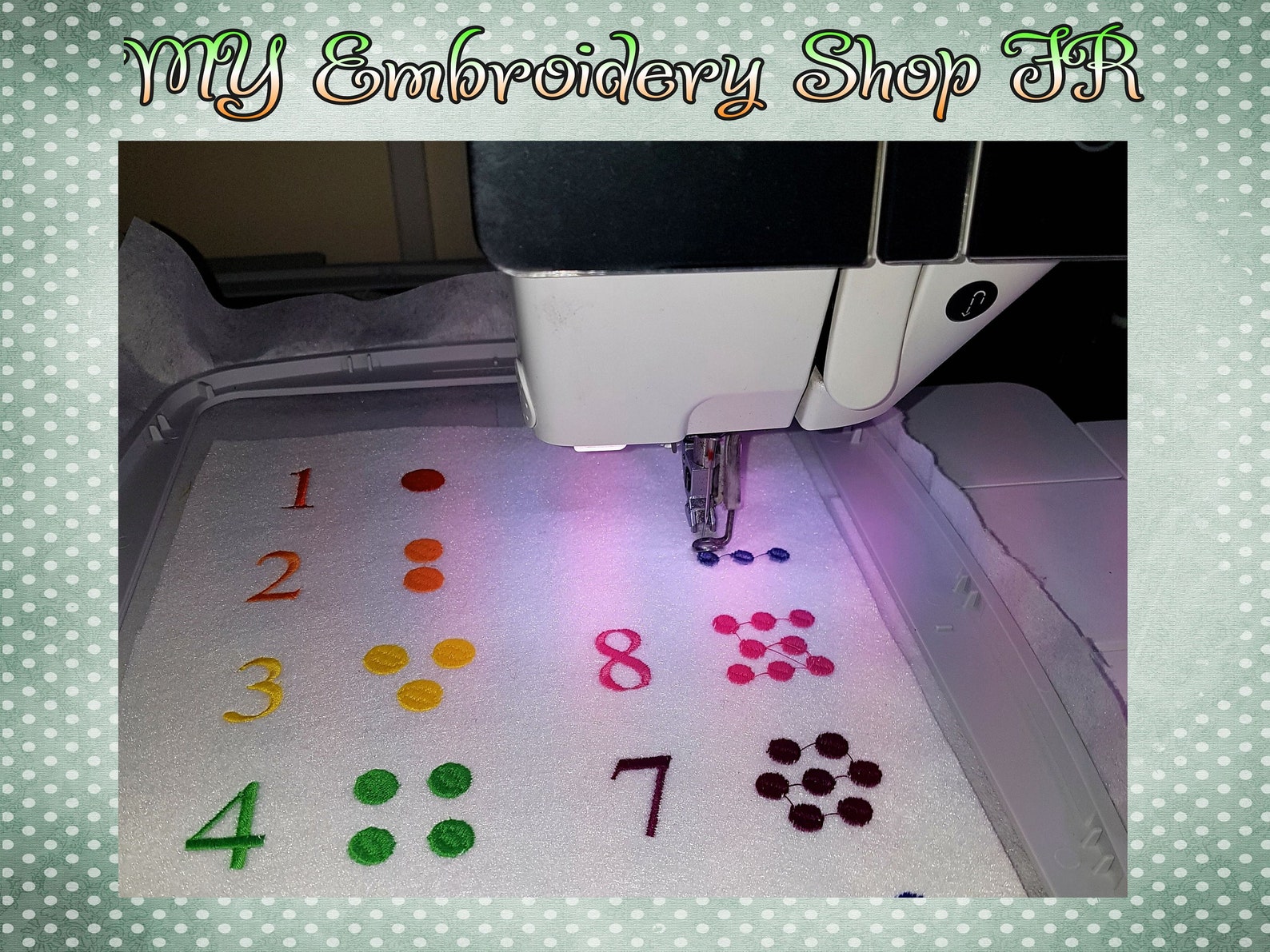 ITH Embroidery Kids in the Hoop 4x4, 8x10 Counting to 10 Felt Number ...