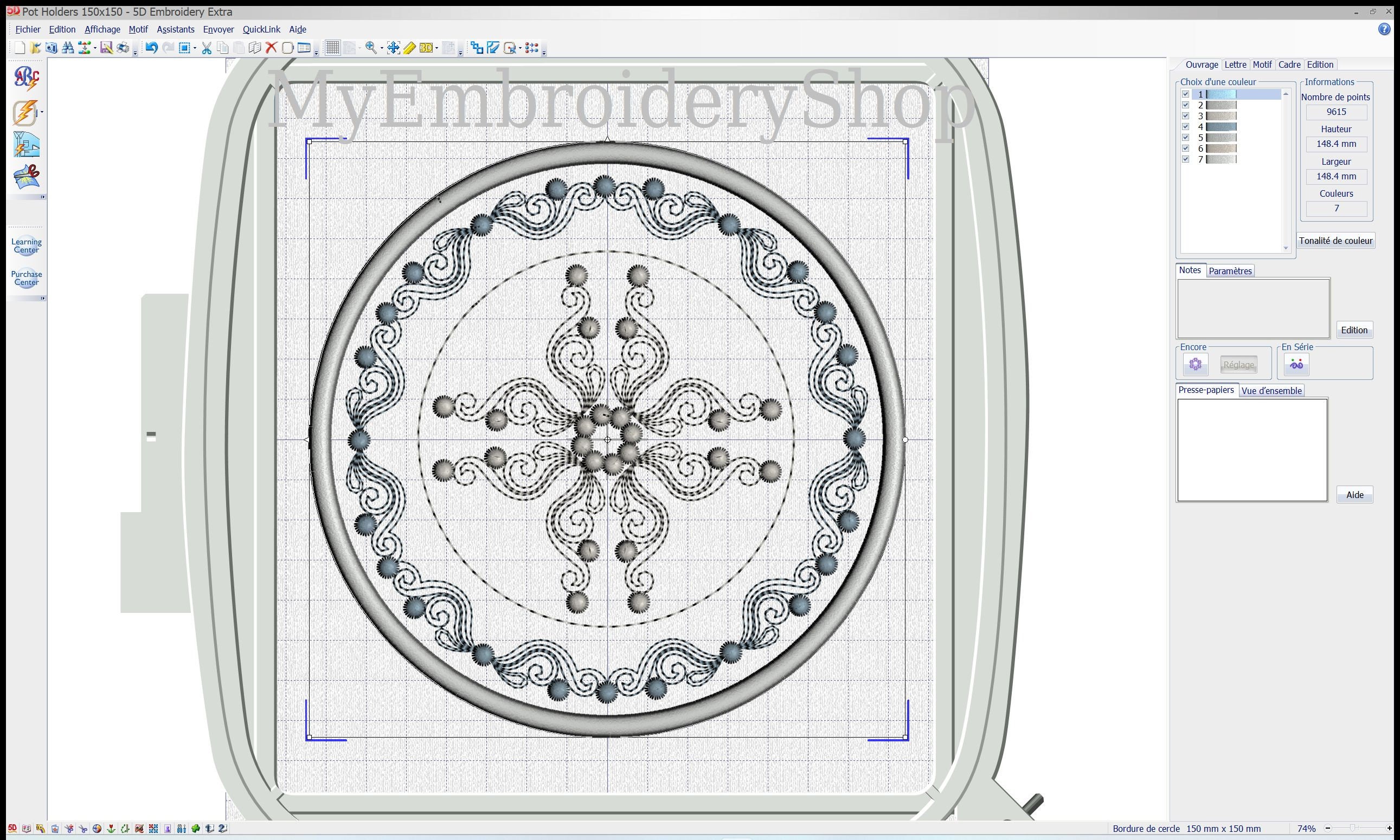 ITH Machine Embroidery Designs Mug Rug in the Hoop 6x6 Pot Holders ...
