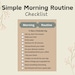 Printable Before Work Checklist, Morning Reminders for Adults, Morning ...