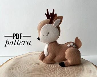 Felt Deer - Etsy
