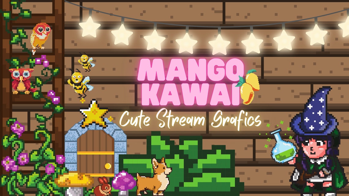 Pixel SETUP Animated Twitch Stream and Free OFFLINE Screen Static ,lofi ...