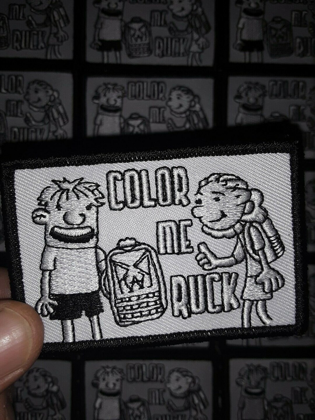 GORUCK Style Morale Patch - Kids Color Me Ruck Challenge - PWAP - Etsy
