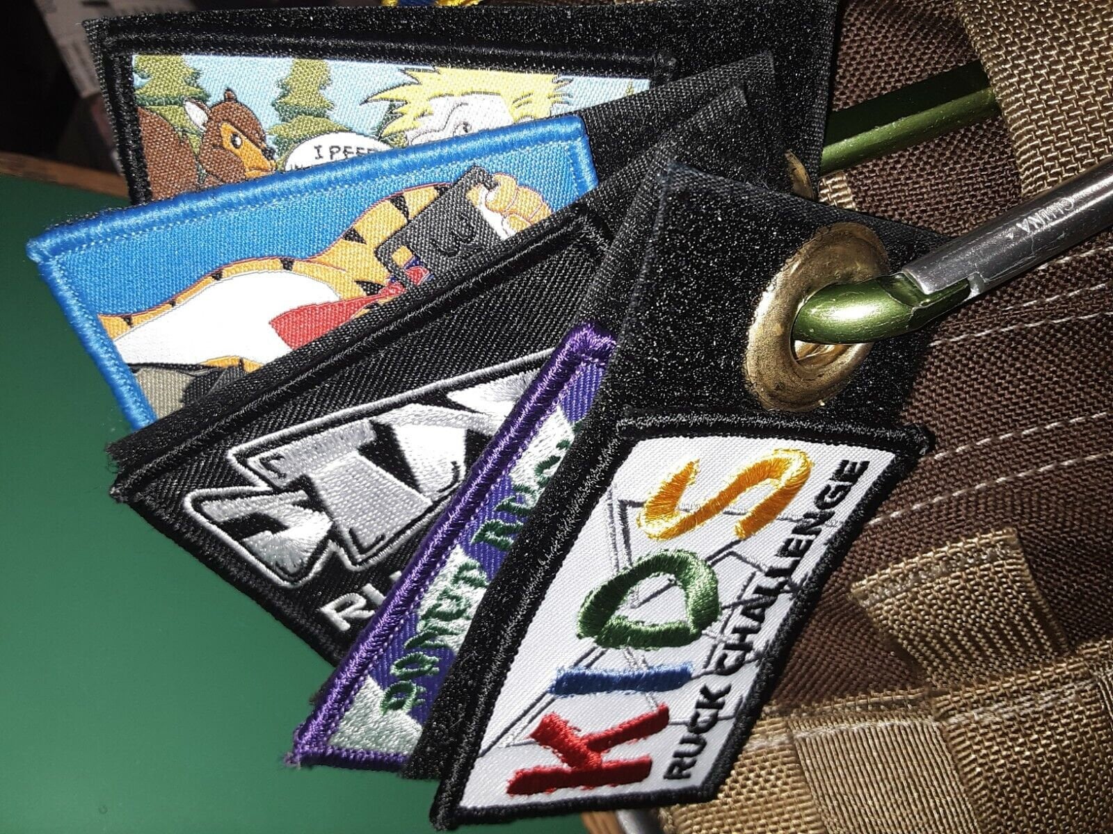 Lot of 5 NEW GORUCK Style Loop Patch Tags for Carabiners for Patch ...