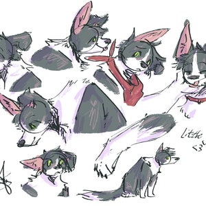 Custom Sketch Sheet Digital Art Commissions - Etsy