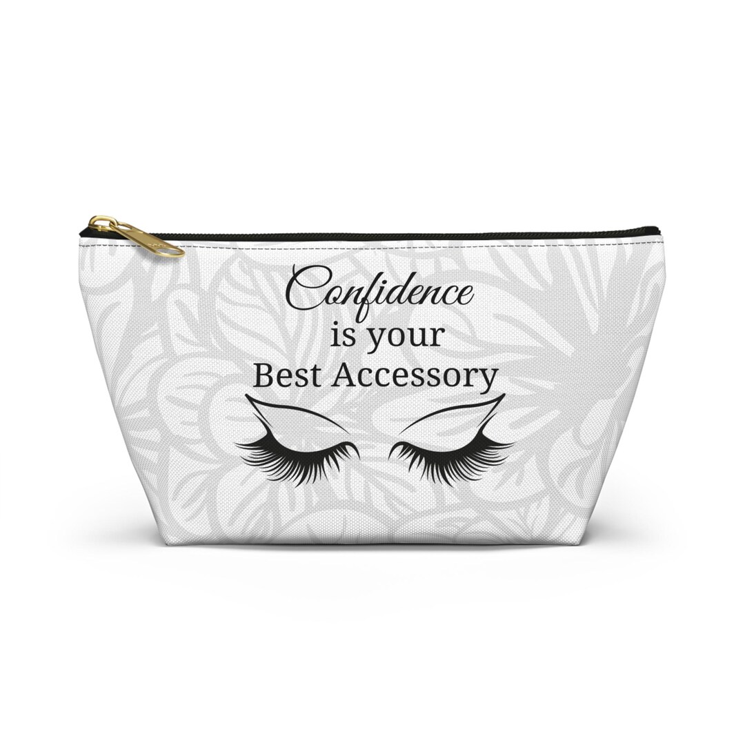 Inspirational Cosmetic Bag: Confidence Accessory Pouch - Etsy