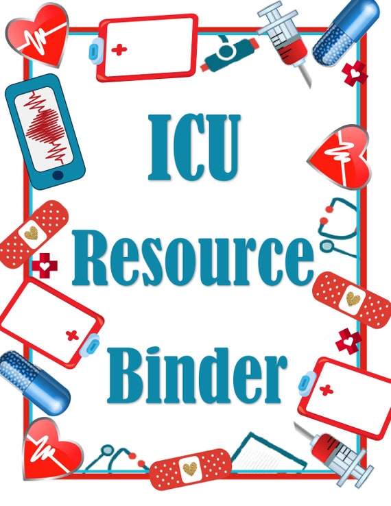 ICU Resource Binder Cover - Etsy