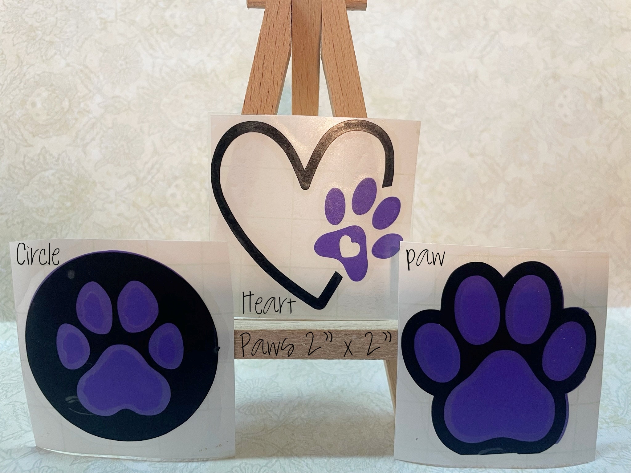 Paw Print Vinyl Decal(s) Sizes Vary - Etsy