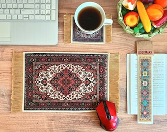 Persian Rug Mouse Pad Mat Desktop Laptop Office Ornamental D 2 - Etsy