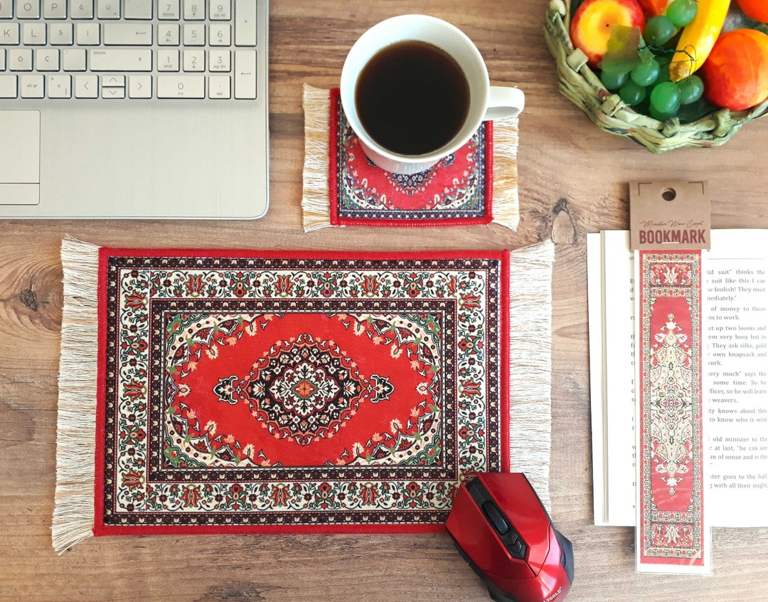Mousepad, Persian Rug Mouse Pad, Mouse Mat, Office Decor, Computer ...