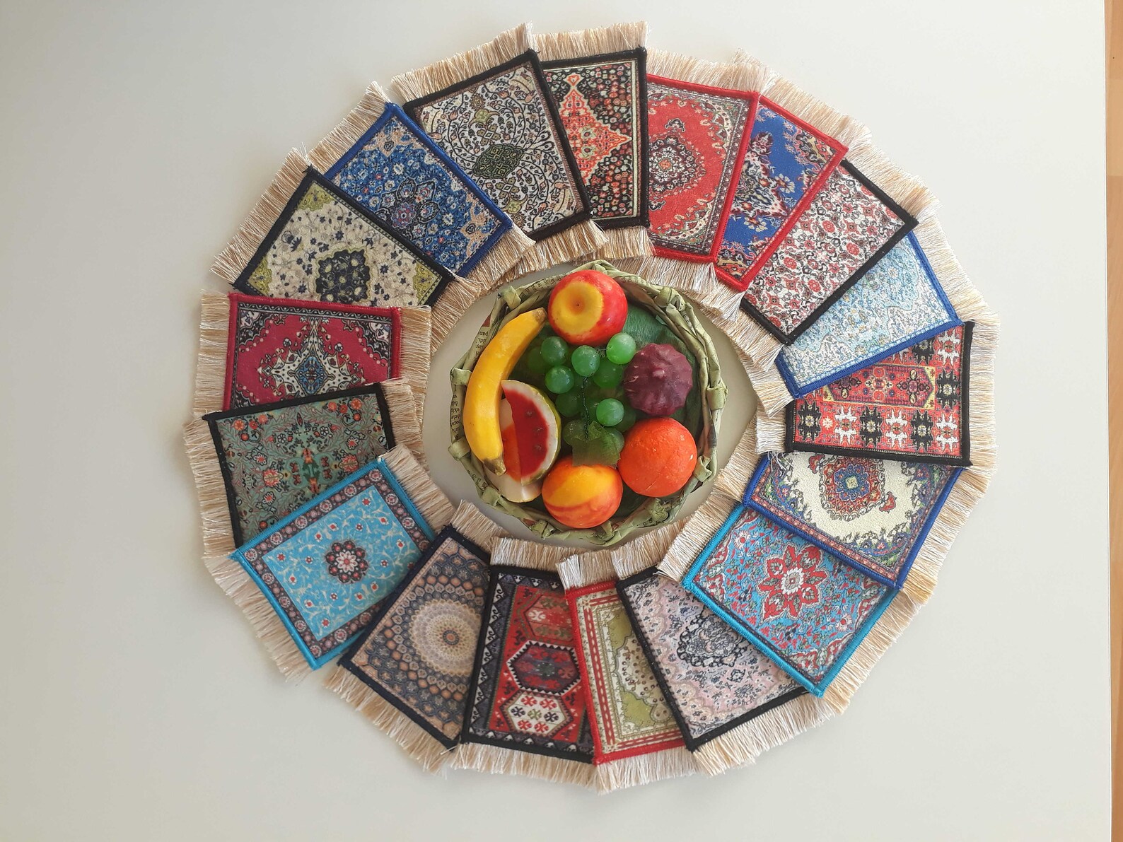 Beautiful Turkish Carpet Coasters Persian Rug Coasters Mug - Etsy