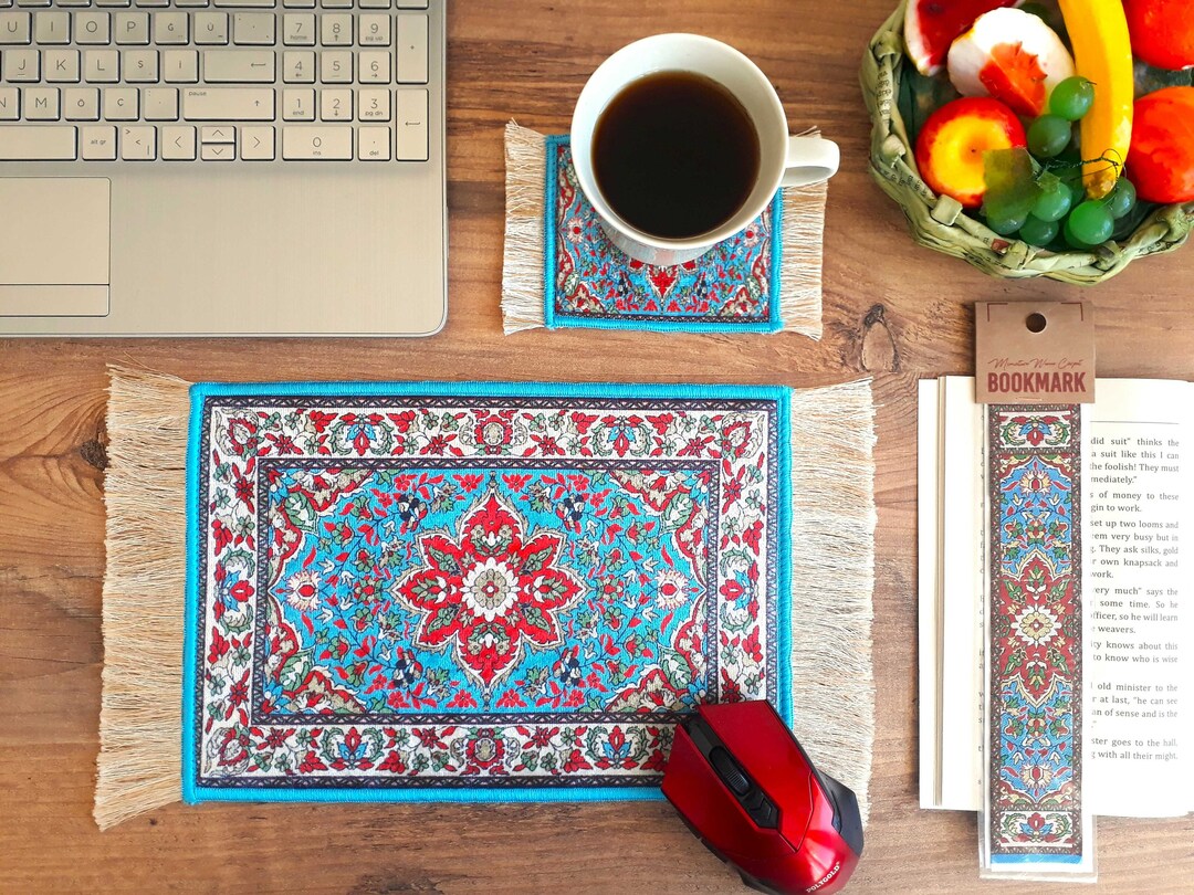 Mouse Pad, Beautiful Turkish Carpet Mousepad, Persian Rug Mouse Mat ...