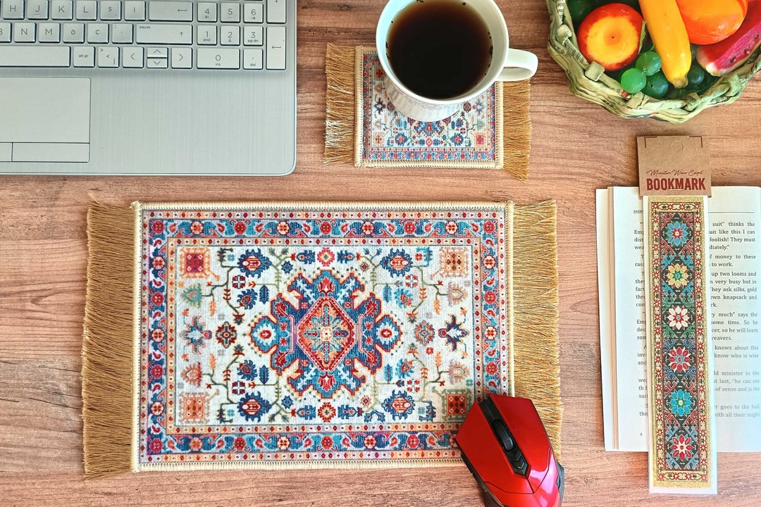 Mousepad, Beautiful Turkish / Persian Rug Mouse Pad, Carpet Mouse Mat ...