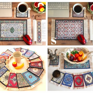 Mouse Pad, Beautiful Turkish Carpet Mousepad, Rug Mouse Mat, Office ...