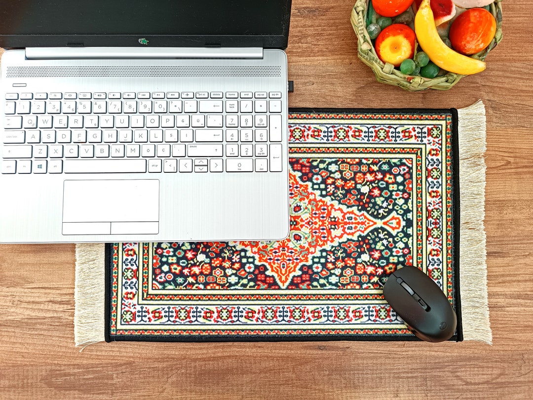 Mouse Pad, 18 X 12 Inches, Turkish Rug Mousepad, Persian Carpet Mouse ...