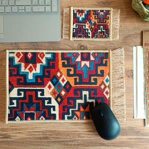 Mousepad, Beautiful Turkish / Persian Kilim Mouse Pad, Rug / Carpet ...