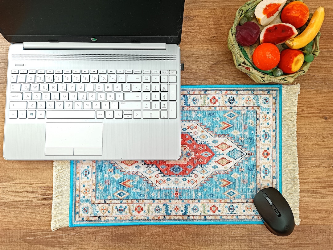 Large Mouse Pad, 18 X 12 Inches, Turkish Carpet Mousepad, Persian Rug ...