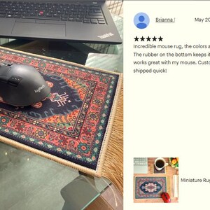 Mousepad, Beautiful Turkish / Persian Kilim Mouse Pad, Rug / Carpet ...