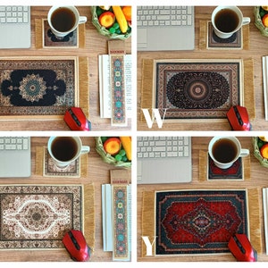 Mousepad, Beautiful Persian Rug Mouse Pad, Carpet Mouse Mat, Office ...