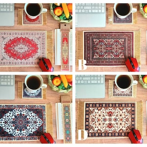 Mousepad, Beautiful Turkish / Persian Rug Mouse Pad, Carpet Mouse Mat ...