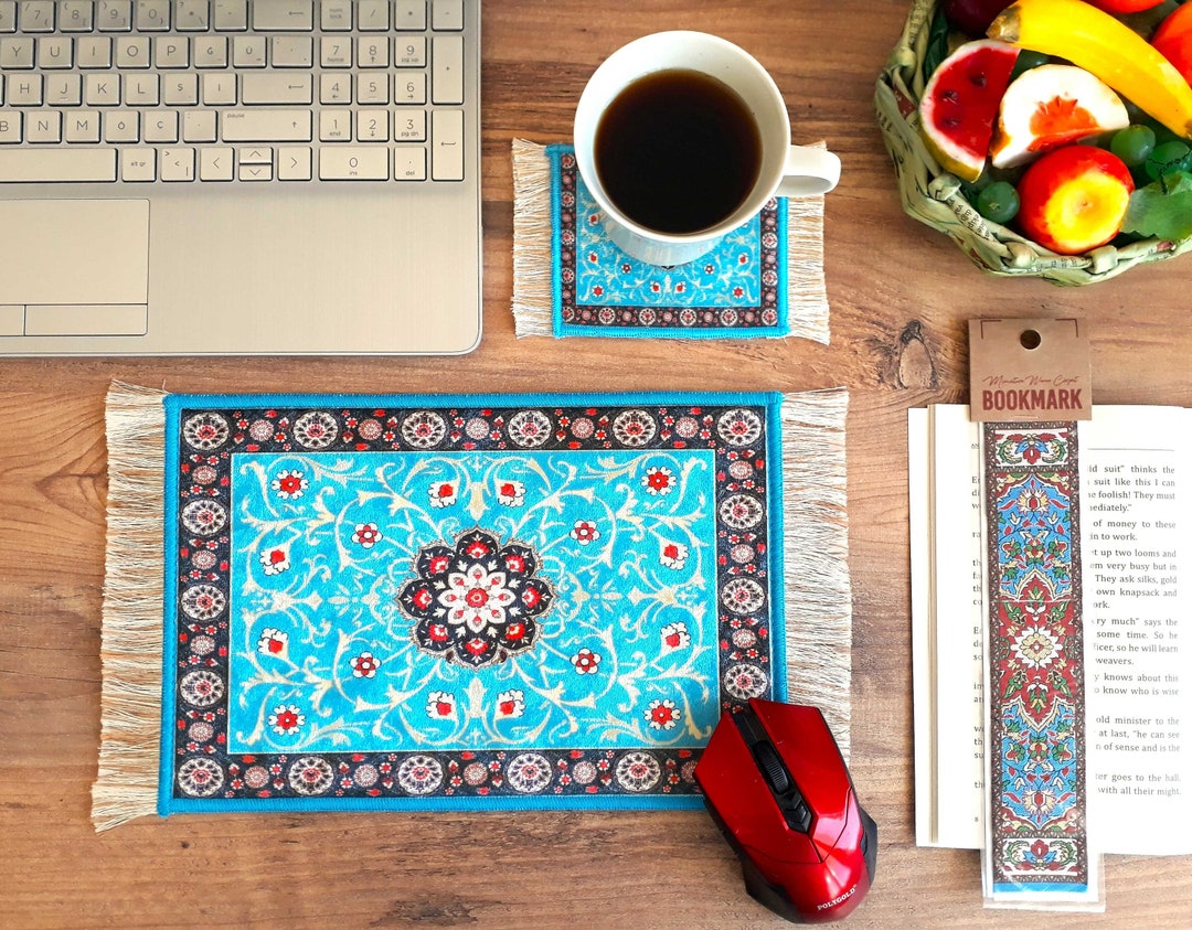 Persian Rug Mouse Pad, Desk Mat, Desktop Laptop Office Home Decoration ...
