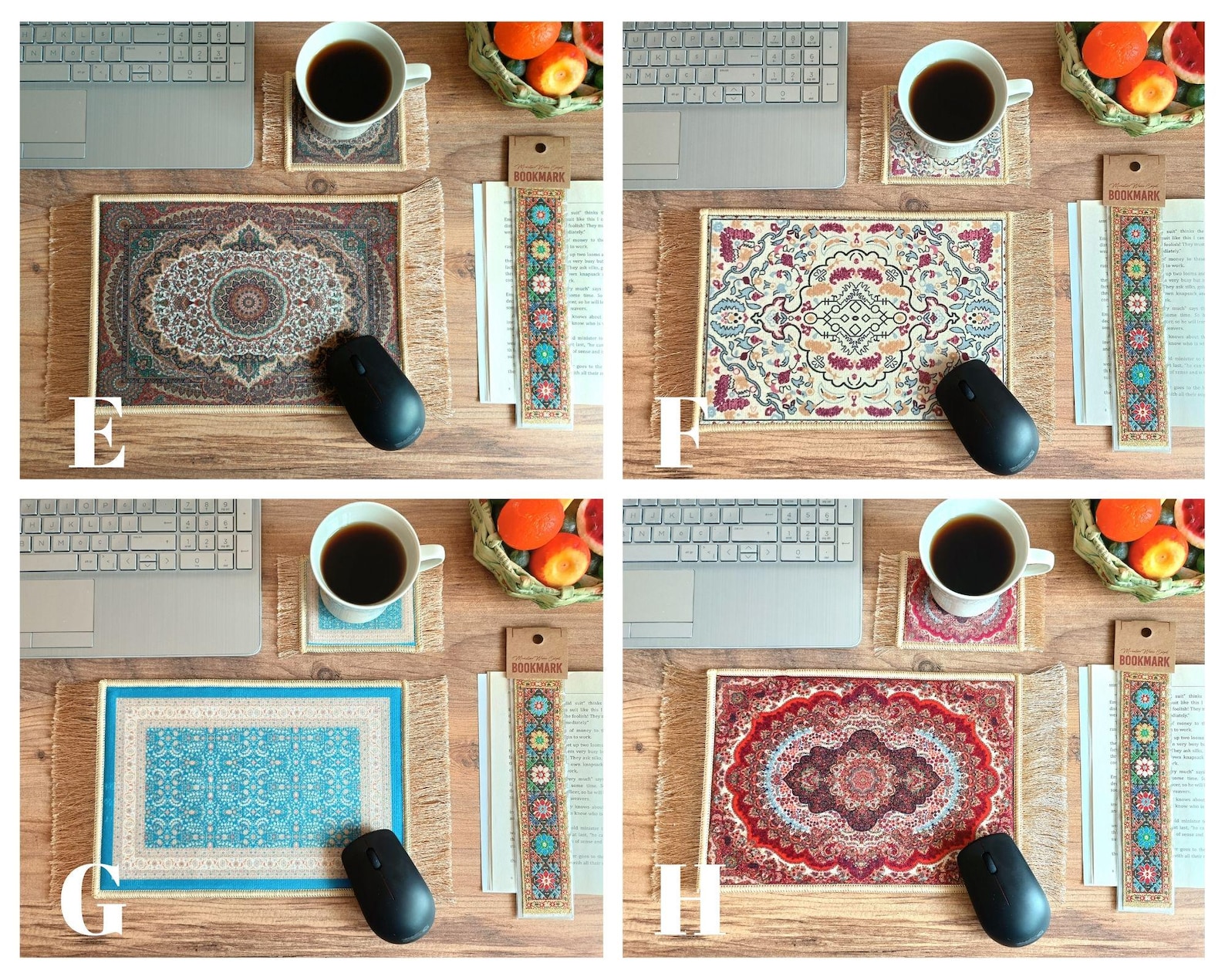 Mousepad, Beautiful Turkish / Persian Kilim Mouse Pad, Rug / Carpet ...