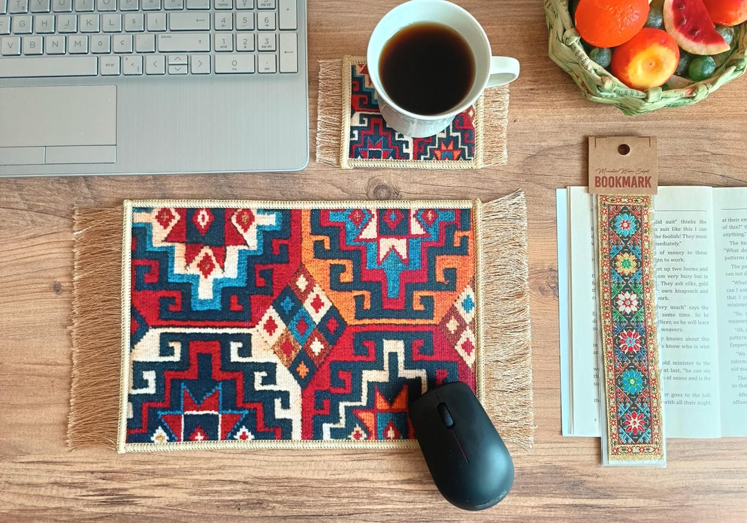 Mousepad, Beautiful Turkish / Persian Kilim Mouse Pad, Rug / Carpet ...