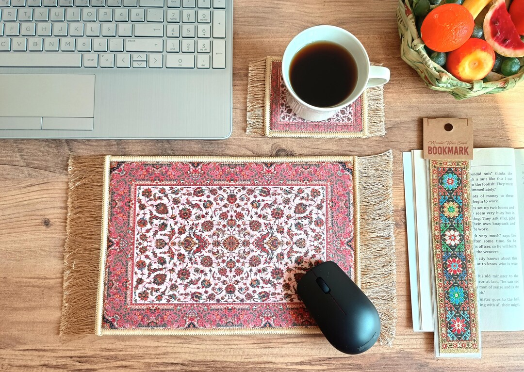Mouse Pad, Beautiful Turkish / Persian Rug Mouse Pad, Carpet Desk Mat ...