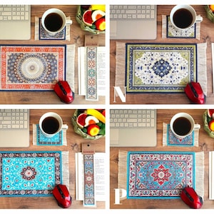 Mouse Pad, Beautiful Turkish Carpet Mousepad, Persian Rug Mouse Mat ...