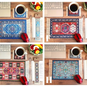 Mouse Pad, Beautiful Turkish Carpet Mousepad, Persian Rug Mouse Mat ...