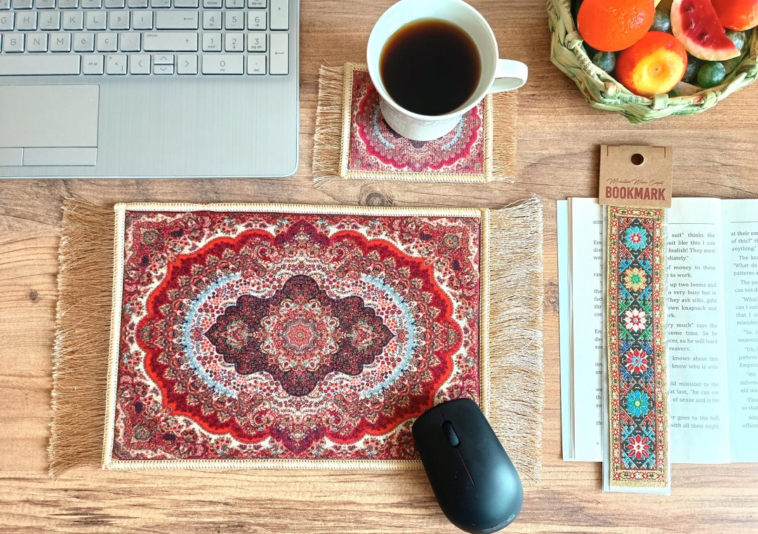 Miniature Turkish Rug Mouse Pad: Carpet Desk Mat - Etsy