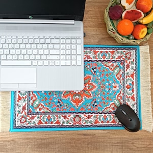 Large Mousepad, Beautiful Turkish Rug Mousepad, Persian Carpet Mouse ...