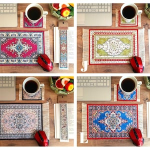 Mouse Pad, Beautiful Turkish Carpet Mousepad, Persian Rug Mouse Mat ...