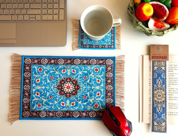 Persian Rug Mouse Pad Desk Mat Desktop Laptop Office Home - Etsy