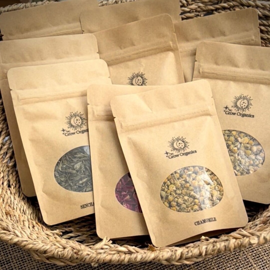 Organic Loose Leaf Tea Sample Size Artisan Herbal Tea - Etsy
