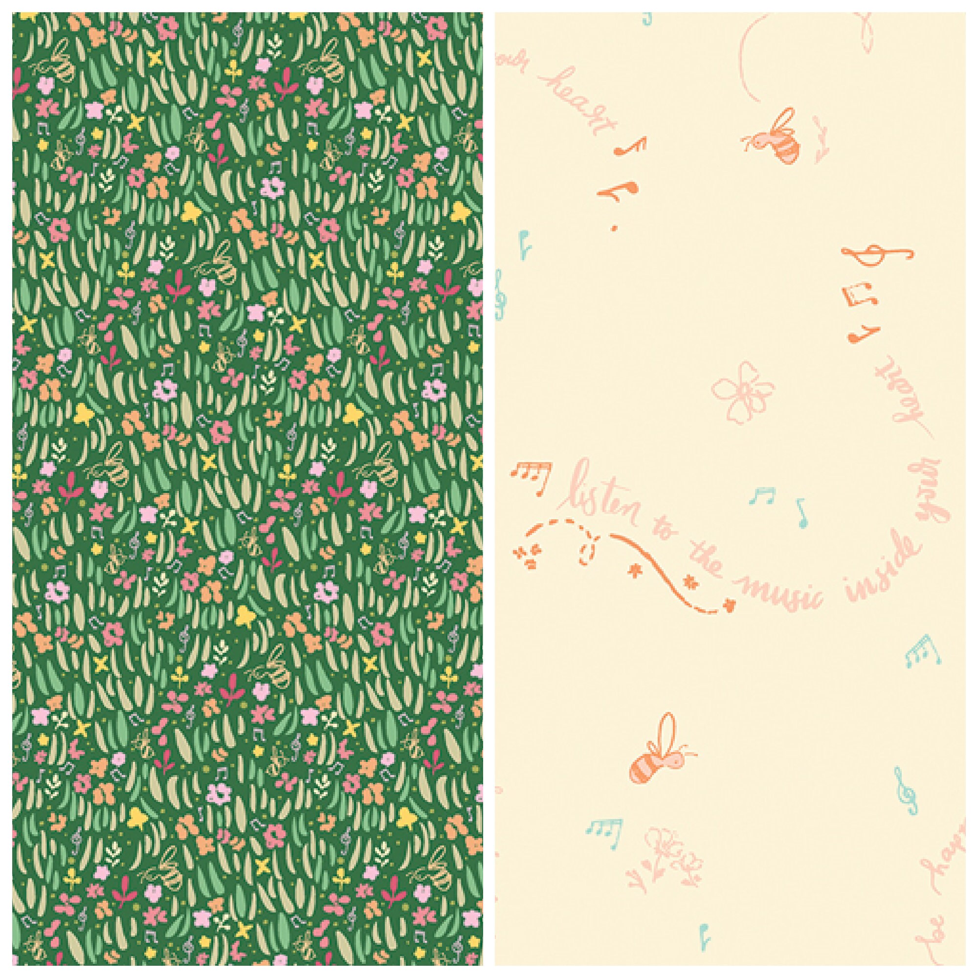 Lullabee Fat Quarter Bundle, Patty Basemi Fabrics, Art Gallery Fabrics ...