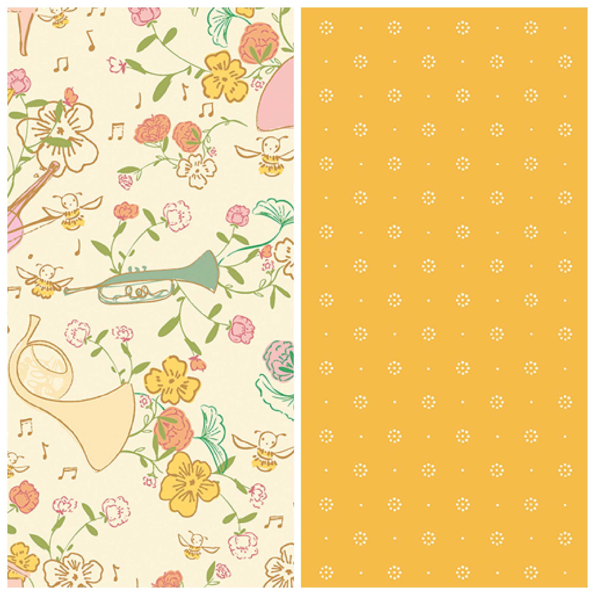 Lullabee Fat Quarter Bundle, Patty Basemi Fabrics, Art Gallery Fabrics ...