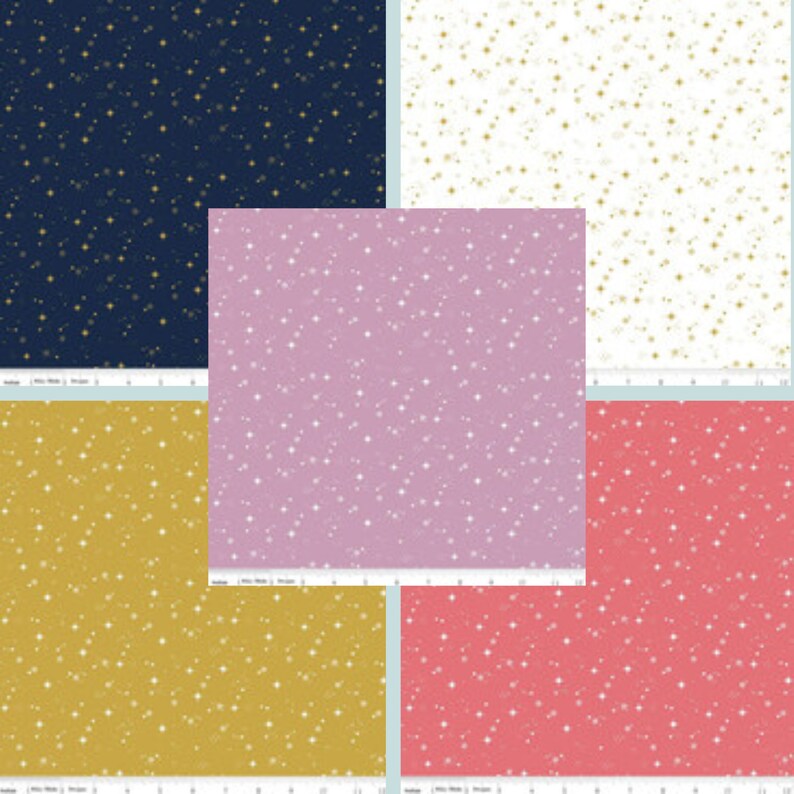 Moonchild Fat Quarter Bundle by Fran Gulick, Riley Blake Designs, Sun ...