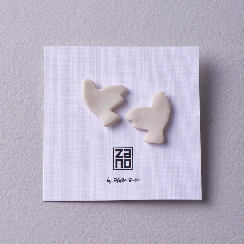 Twin Doves Porcelain Brooch Doves Matte Porcelain Brooch - Etsy