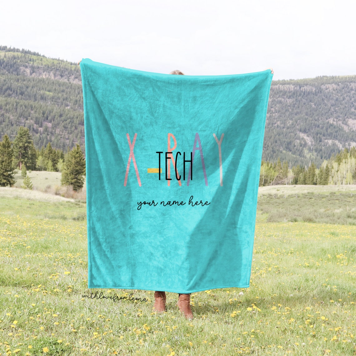 X-ray Tech Gift, Xray Technologist Personalized Blanket, Custom Xray ...