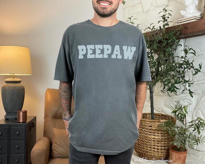 Meemaw and Peepaw Matching Shirts, Varsity Style Gender Reveal Shirts ...