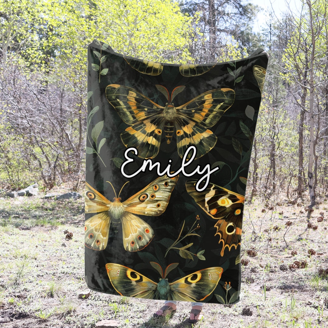 Moths Blanket Moth Throw Blanket Moths Fleece Blanket Moth Adult Kid ...