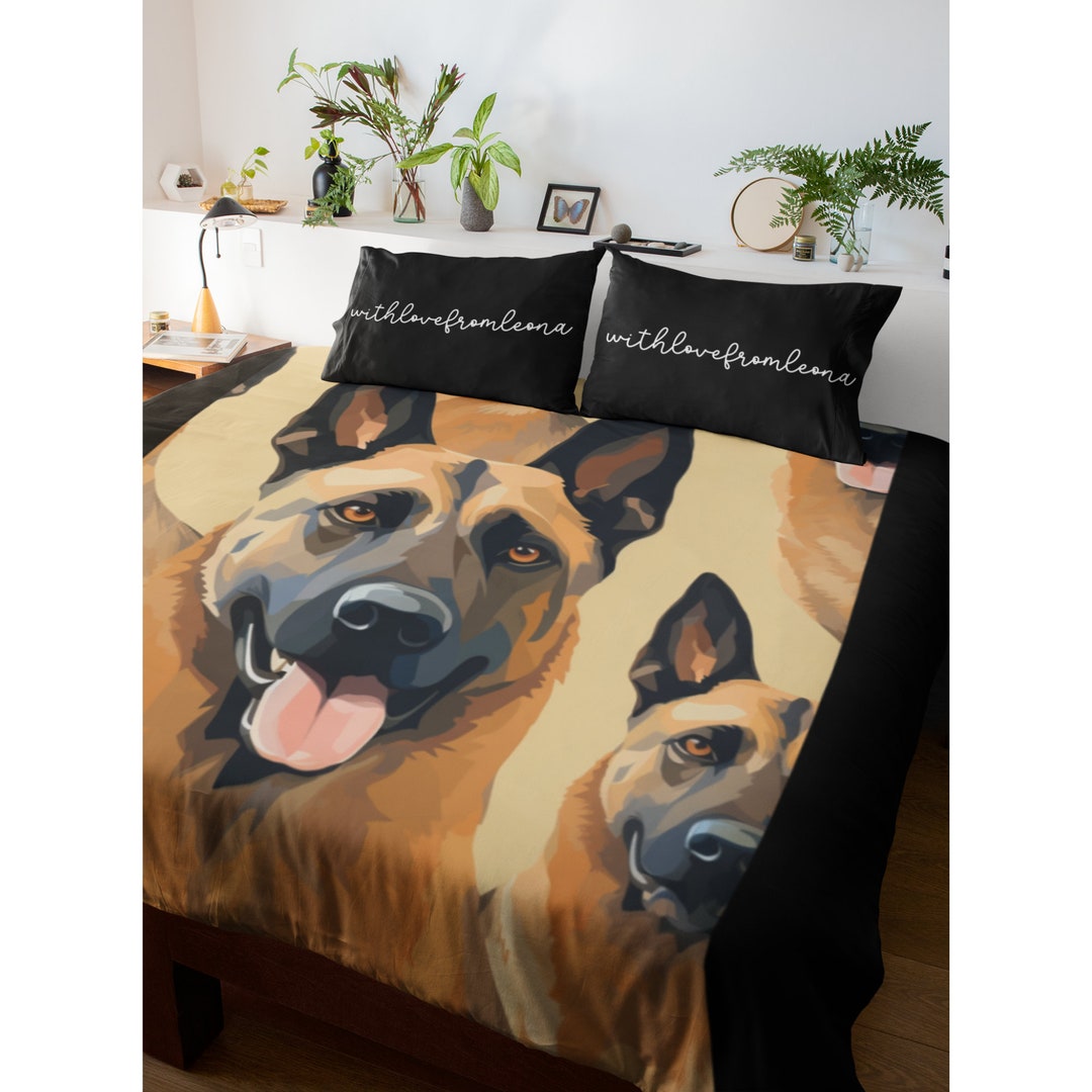 Belgian Malinois Blanket Belgian Malinois Throw Blanket Belgian ...