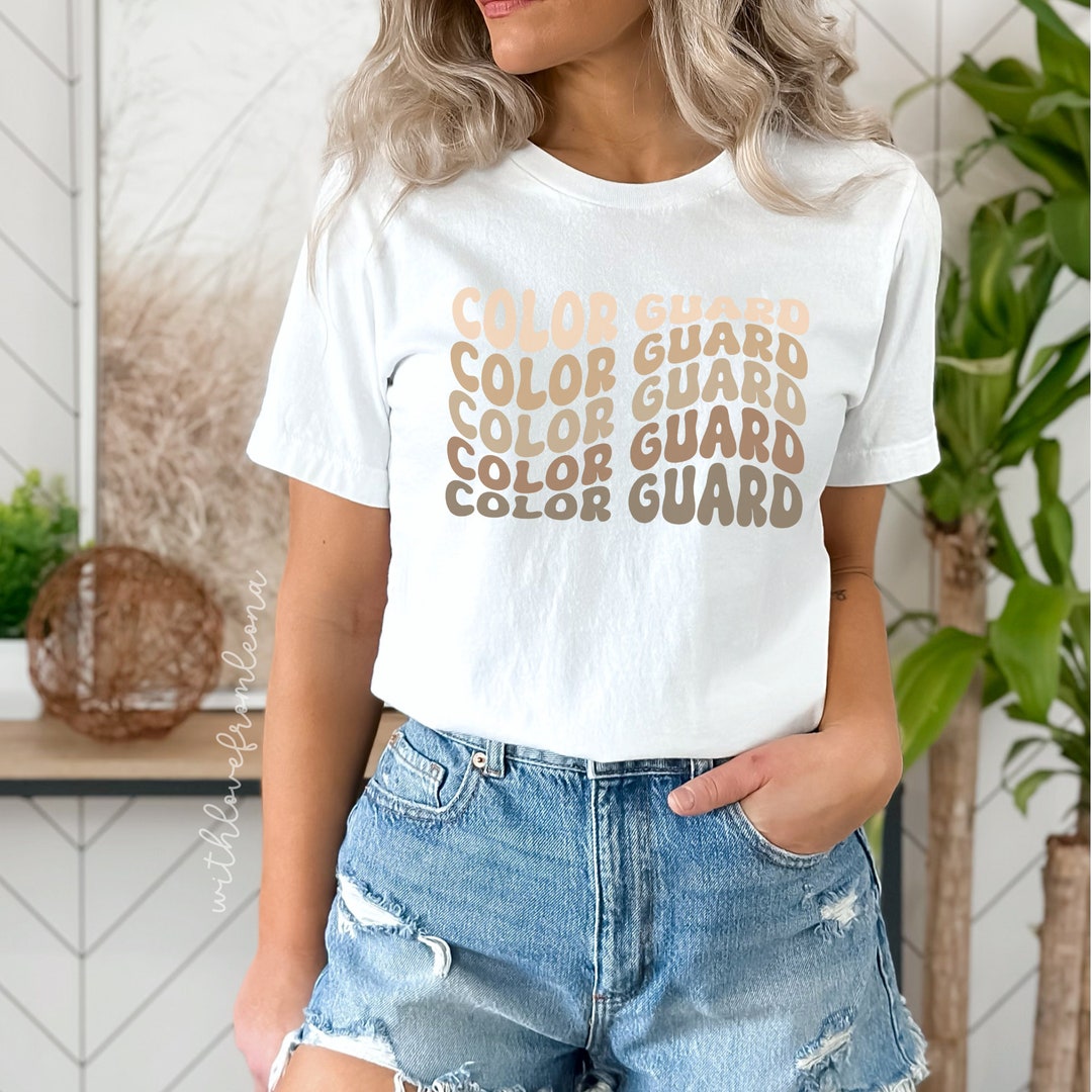 Color Guard Shirt Color Guard Gift Color Guard Mom Tee Guard T Shirt ...