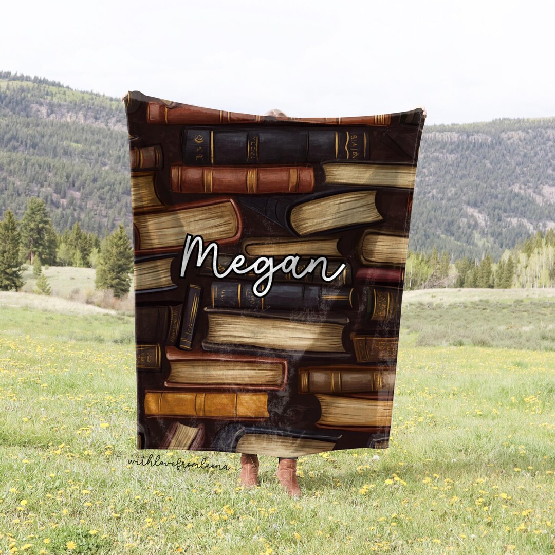 Reading Blanket Books Throw Blanket Fleece Blanket Book Adult Kid ...