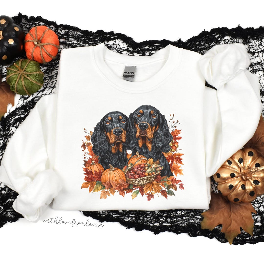 Gordon Setter Dog Thanksgiving Sweater Gordon Setter Dog Thanksgiving ...