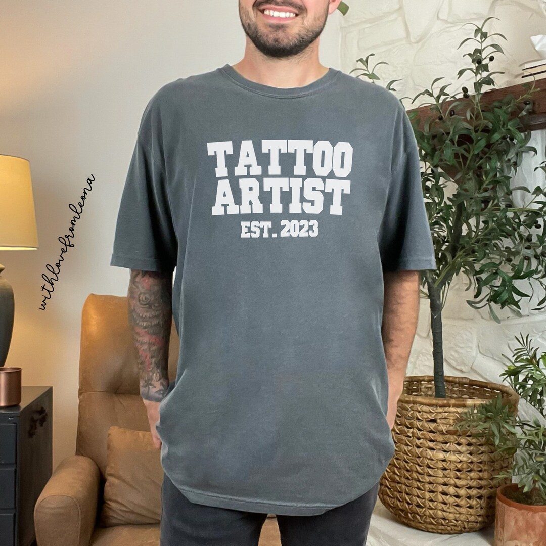 Custom Tattoo Artist Shirt, Personalized Tattoo Artist Shirt, Tattoo ...