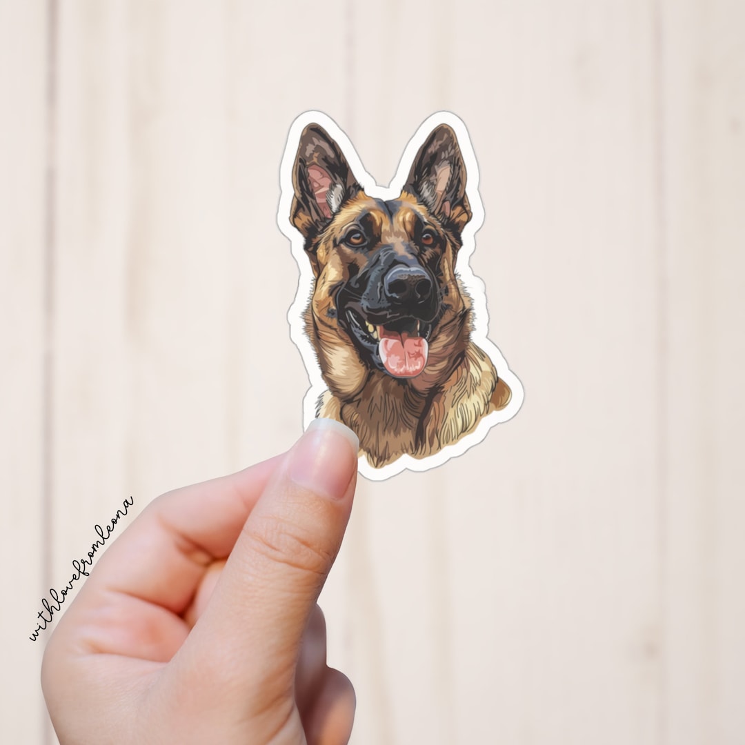 Belgian Malinois Sticker Laptop Stickers Dog Sticker Belgian Malinois ...
